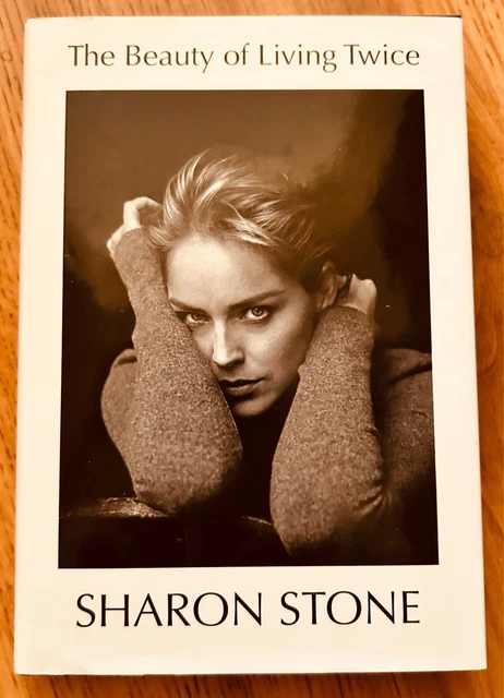 SHARON STONE BEAUTY of Living Twice hardcover book First Edition NEW ...