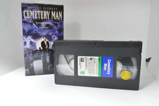 CEMETERY MAN CLASSIC Horror Comedy VHS Tape, Rare, Original Box, Former ...