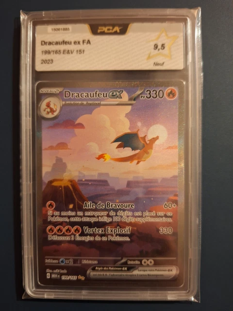 CARTE POKEMON 199/165 dracaufeu ex alternative pokemon 151 PCA9.5 EUR ... CARTE POKEMON 199/165 dracaufeu ex alternative pokemon 151 PCA9.5 EUR ...