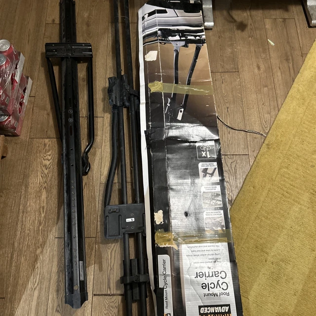 ROOF MOUNTED BIKE Carriers X 2 Halfords Bike Rack £10.78 - PicClick UK