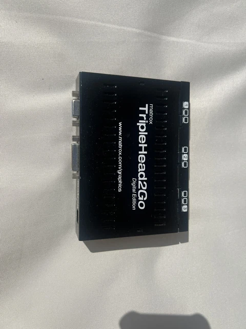 MATROX TRIPLEHEAD2GO DIGITAL Edition Triple Screen Graphics Card Pc or ...