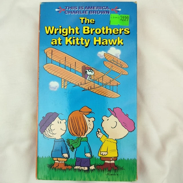 PEANUTS CHARLIE BROWN Snoopy The Wright Brothers At Kitty Hawk VHS ...