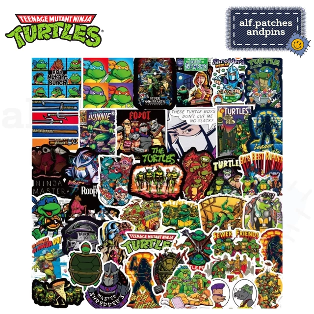 50 X TEENAGE Mutant Ninja Turtles Sticker Set - TMNT Schildkröte ...