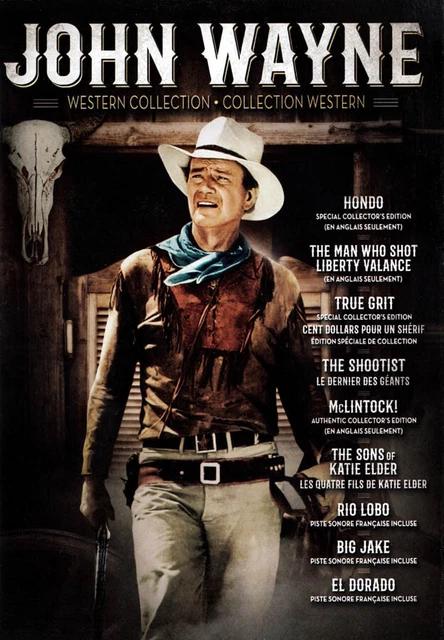 JOHN WAYNE (WESTERN Collection) (9-Movies) (Boxset) (Dvd) $44.99 ...