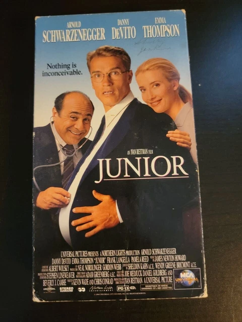 JUNIOR (VHS, 1995) Arnold Schwarzenegger *BUY 2 GET 1 FREE* $6.95 ...
