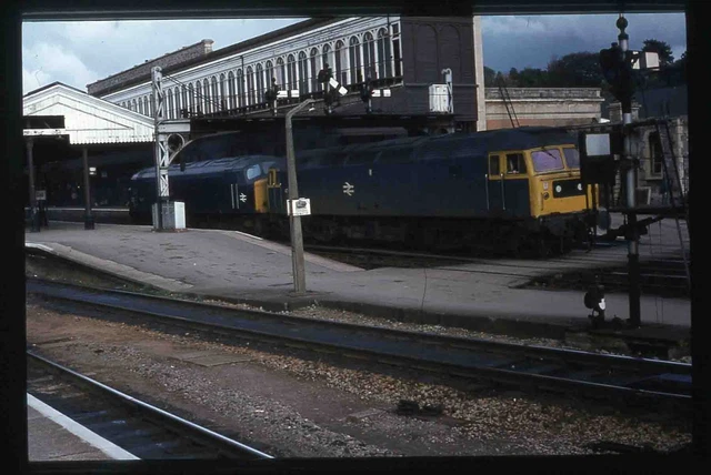 35MM SLIDE BR British Rail Diesel Loco Class 47 214 46018 exeter 1977 Original £0.99 - PicClick UK