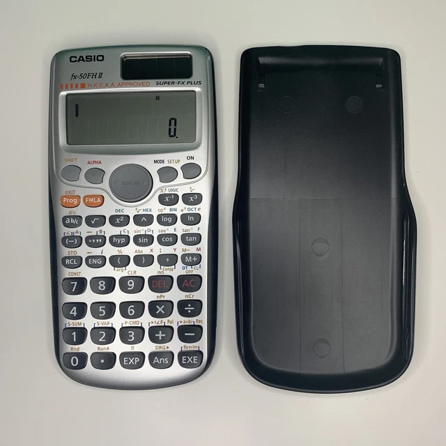 CASIO PROGRAMMABLE ENGINEER Calculator fx-50F II Super FX Plus HKEAA ...