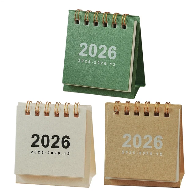 2026 MINI DESK Calendar Monthly Small Desktop Calendars for Home or ...