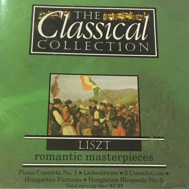 LISZT THE CLASSICAL Collection CD 18 Romantic Masterpieces $5.50 ...