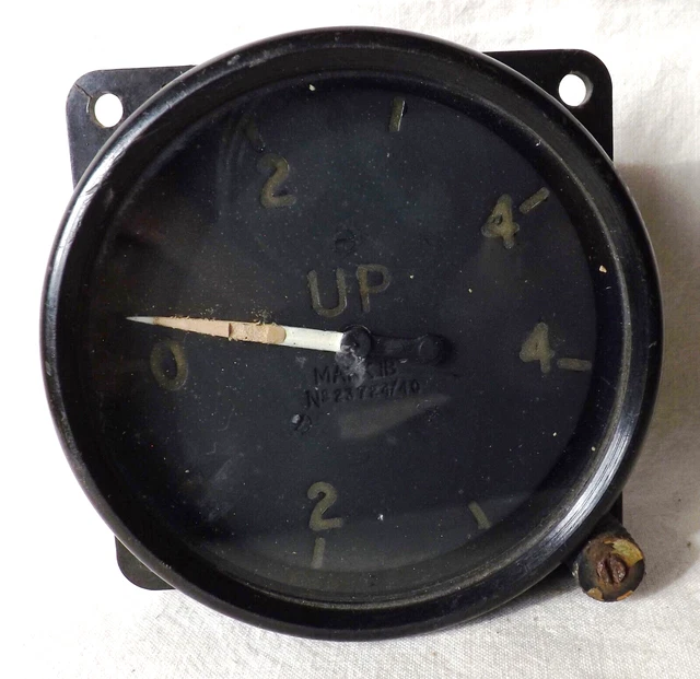 WW2 RAF AIRCRAFT Rate of Climb Indicator Mk1B 6A/942 dated 1940 £165.00 ...