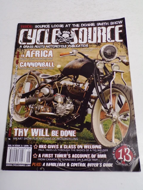 CYCLE SOURCE MAGAZINE Vol 14 Issue 3 June 2010, Africa Cannonball ...