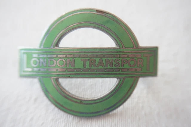 LONDON TRANSPORT RAILWAY Bus Enamel Roundel Badge Green Country Bus £39 ...