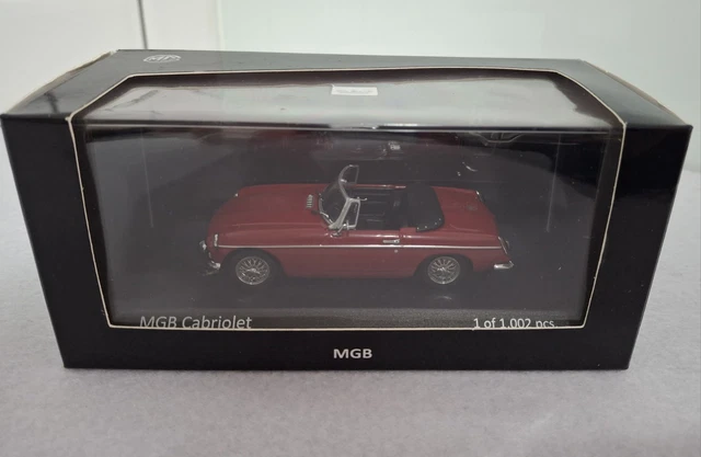 PAULS MODEL ART Minichamps MGB Cabriolet 1:43 £23.56 - PicClick UK