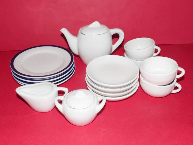 IKEA DUKTIG * Childrens Ceramic Toy Teaset * 15 Pieces * Tea Set * £19. ...
