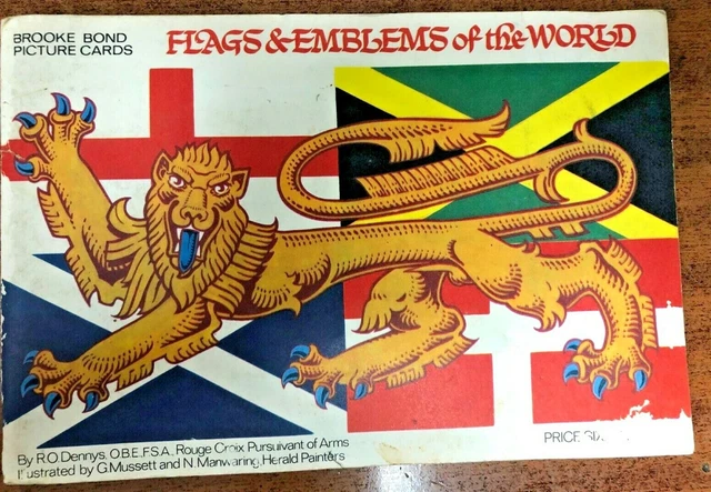 BROOKE BOND PICTURE Cards Flags And Emblems Of The World Complete Book ...