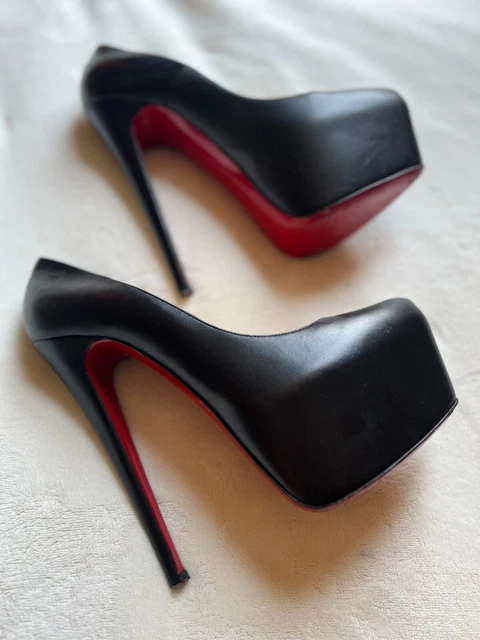CHRISTIAN LOUBOUTIN LADY Daf Platform Heels Shoes Sandals Daffodile ...
