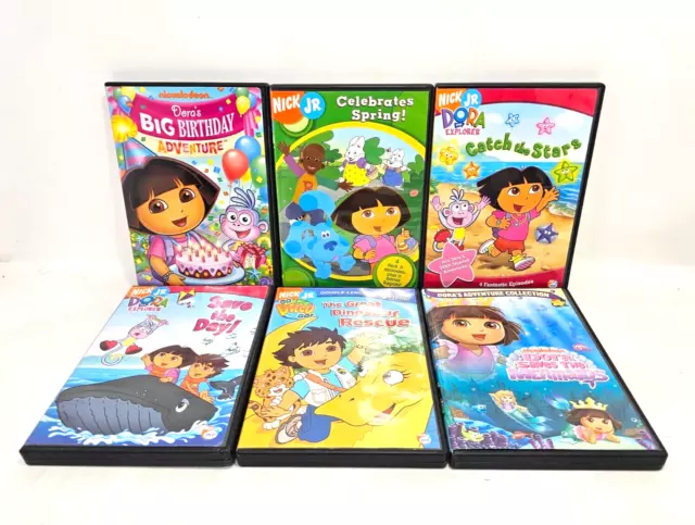 Nick Jr Nickelodeon Dvd Lot Of 40 Dora Paw Patrol Backyardigans