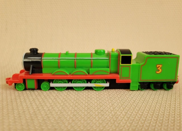 THOMAS THE TANK Engine & Friends Henry Number 3 Green Plastic Train ...