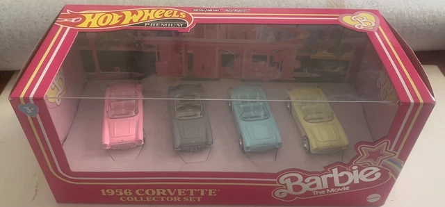 HOTWHEELS RLC REDLINE Usa 2023 Exclusive Barbie The Movie Corvette Set ...