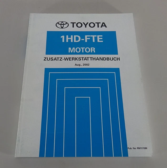MANUALE OFFICINA TOYOTA Motore 1HD-FTE per Land Cruiser HDJ100 Stand 08 ...