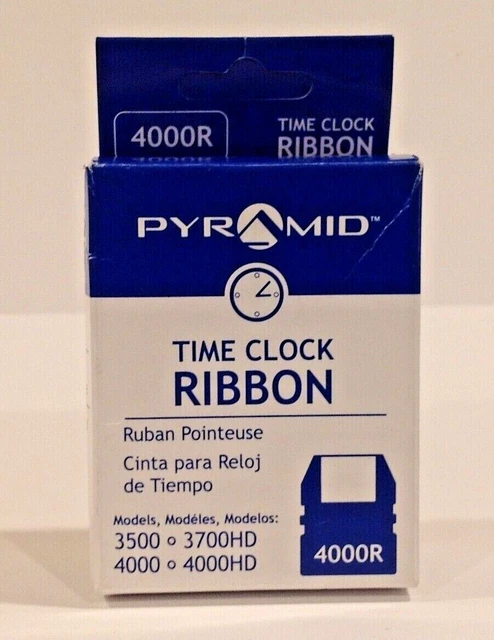 GENUINE PYRAMID 4000R Replacement Time Clock Ribbon 3500 3700HD 4000 ...