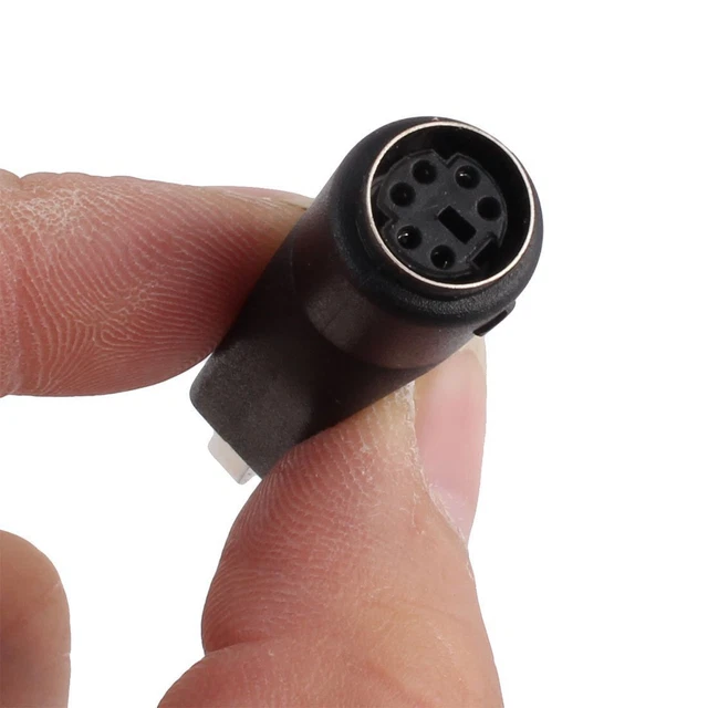 PS MALE TO USB female adapter Keyboard PS2 to USB round port to USB ...