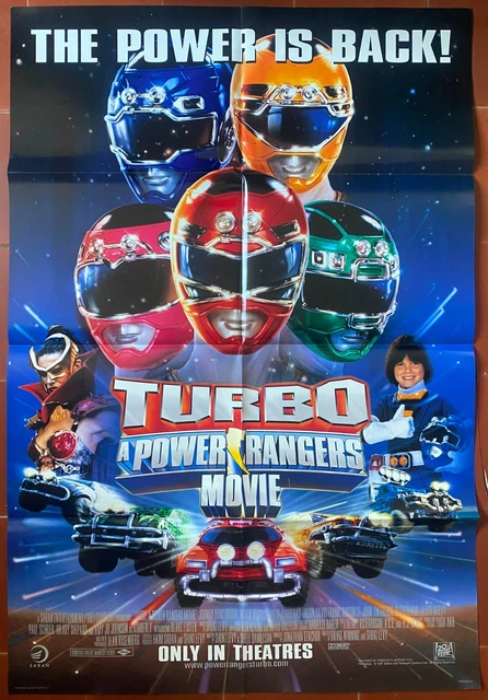 AFFICHE AMÉRICAINE TURBO A POWER RANGERS MOVIE Shuki Levy David Winning ...