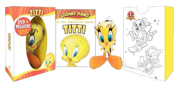 DVD LOONEY TUNES - Il Tuo Simpatico Amico Tweety (Dvd+Peluche) EUR 15,76 - PicClick IT
