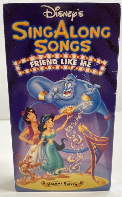 DISNEYS SING ALONG Songs - Aladdin: Friends Like Me (VHS, 1993) EUR 3 ...