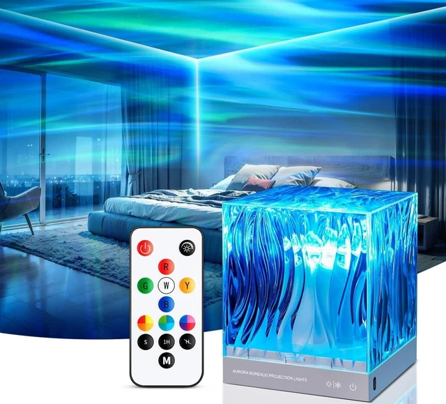 LED AMBIENT LAMP Colour Changing Mood Light USB Remote Bedroom Decor ...