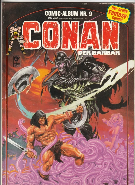 CONAN THE BARBAR COMIC ALBUM #9, Condor/Marvel Comics 1985 COMICBUM Z1- £8.59 - PicClick UK
