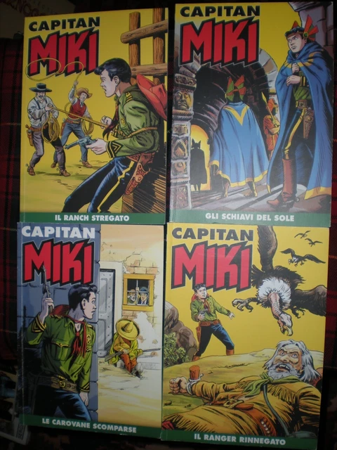LOT 4 ALBUMS de MIKI LE RANGER en COULEURS GRANDS FORMATS ( en Italien ...