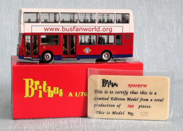 BRITBUS R906 1:76 Scale Leyland Olympian D/Deck Bus Bus Fan World ...