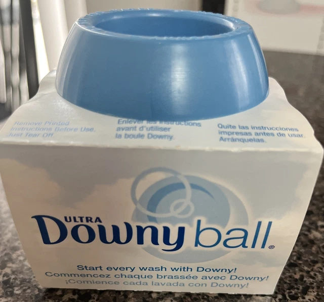 DOWNY BALL FABRIC Softener Ultra, Dispenser Ball NEW Pull , Pour Toss ...