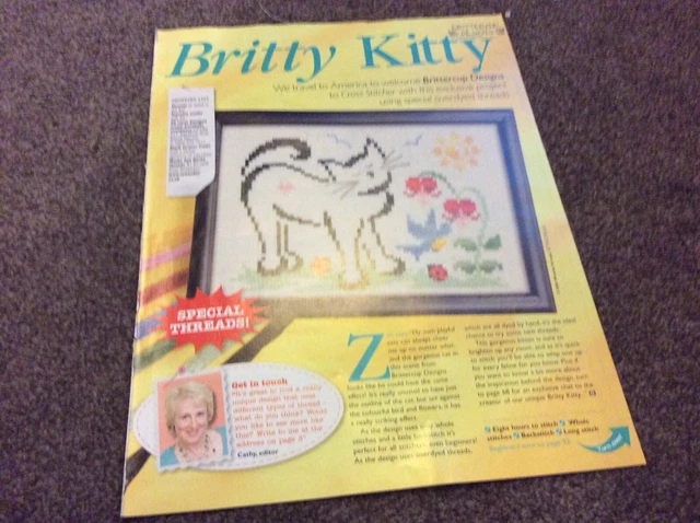 BRITTERCUP BRITTY KITTY Design cross stitch chart only / 1867 EUR 1,14 ...