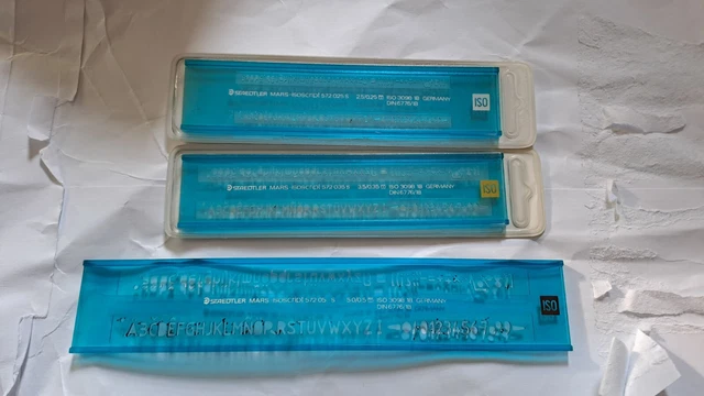 STAEDTLER MARS ISO Script German 2.5, 3.5, 5.0 Iso Din 6776/1B £4.99 - PicClick UK