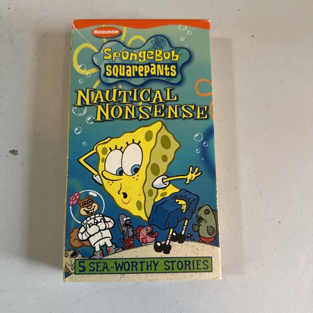 NICKELODEON SPONGEBOB SQUAREPANTS Nautical Nonsense VHS 2002 £17.72 ...