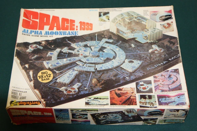 1976 SPACE:1999 &ALPHA Moonbase" Model Kit Mpc Sci-Fi Tv Show £44.30 ...
