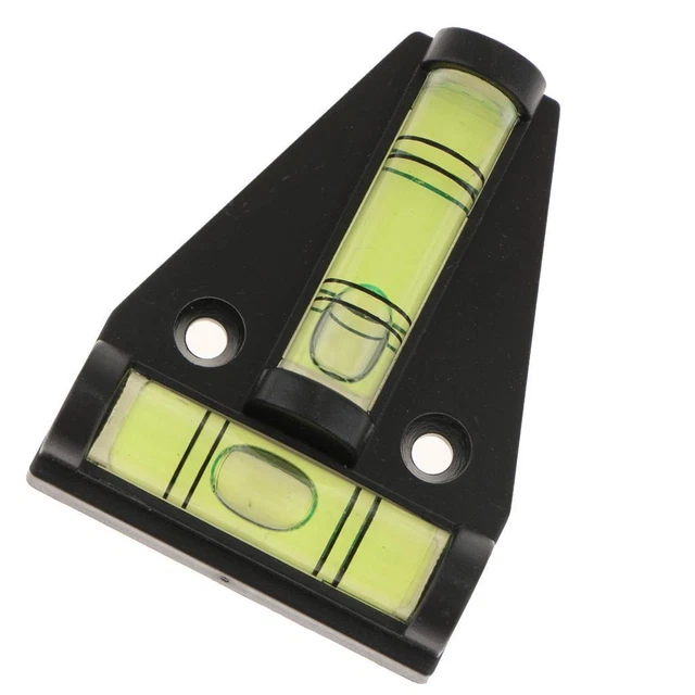 T TYPE MINI Bubble Spirit Level Measuring Device Triangular Indicator ...