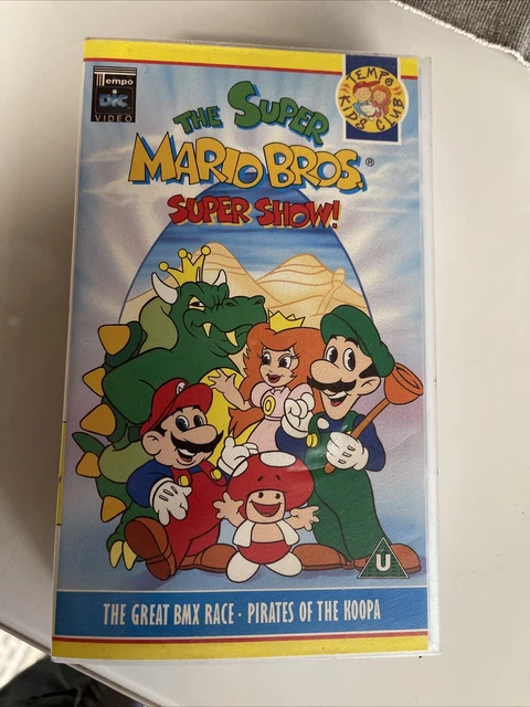 VINTAGE ORIGINAL SUPERMARIO BROS VHS VIDEO 1980’s ORIGINAL CARTOON TV ...