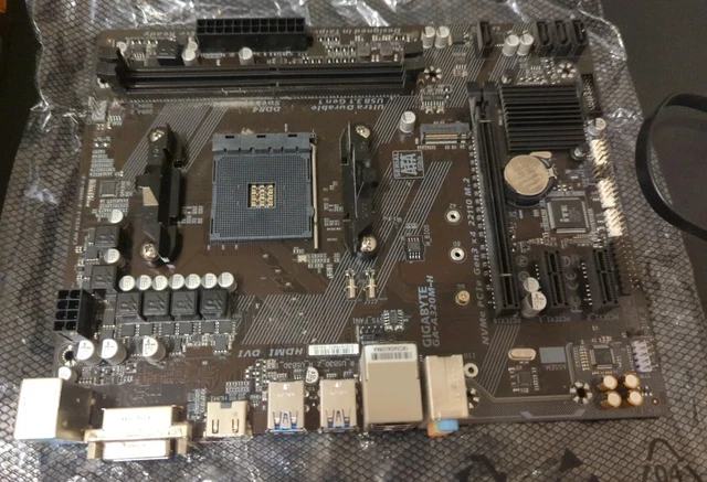 GIGABYTE A320M-H SOCKET AM4 Motherboard £39.99 - PicClick UK