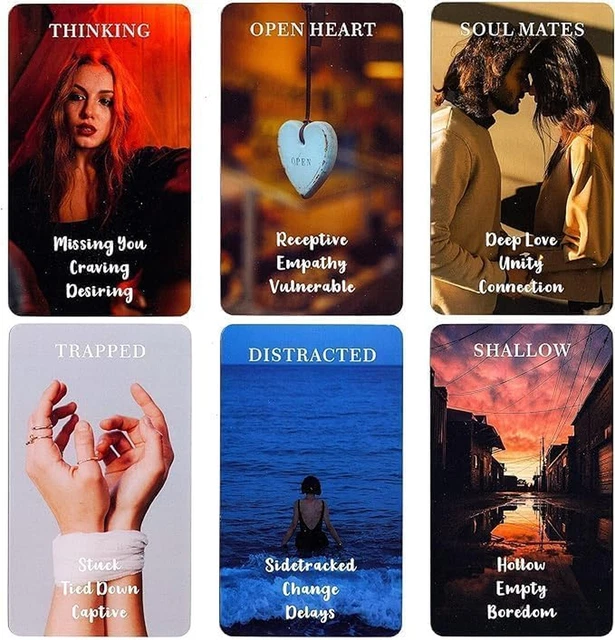 TWIN FLAME LOVE Oracle Cards, Hearts Hidden Secrets Oracle Deck, 78 ...