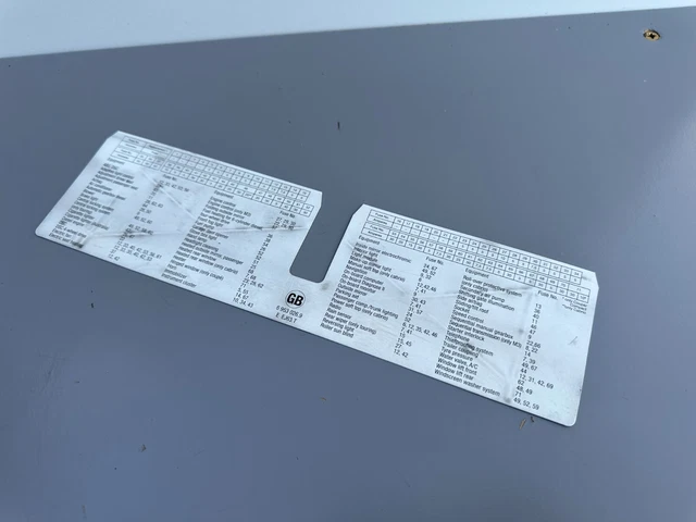 BMW E46 3 series - Glovebox Fuse Box Diagram Map Card - 98-06 M3 £15.99 ...