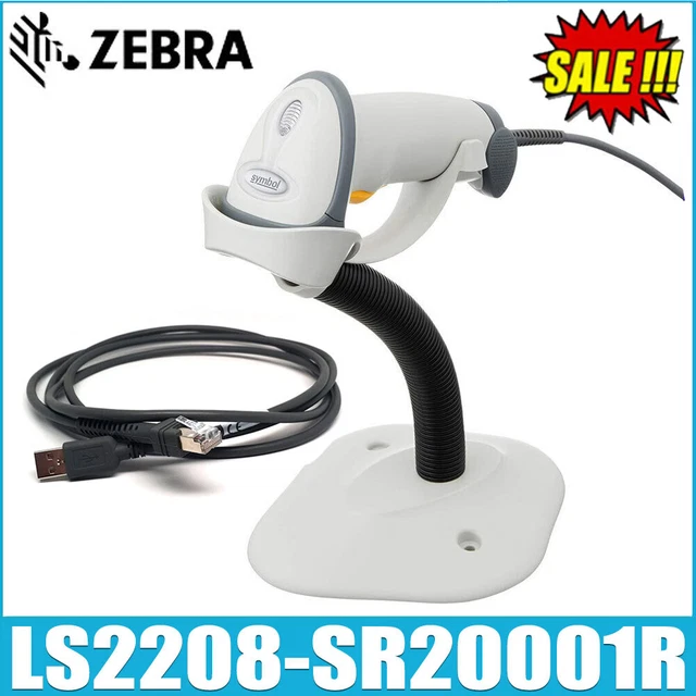 MOTOROLA SYMBOL LS2208 Barcode Scanner LS2208-SR20001R USB/RS232/PS2 ...