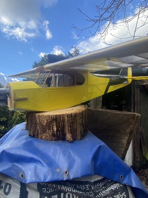 RC PLANE PIPER Cub J3 1/4 Scale Unfinished Kit £83.92 - PicClick UK