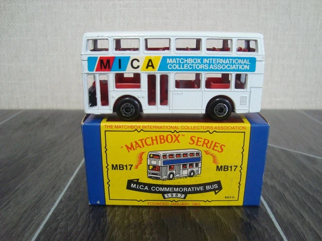 MATCHBOX NO. 17 Leyland Titan Bus MICA Commemorative 1987 EXCELLENT ...