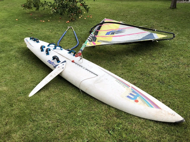 MISTRAL PANDERA WINDSURFING complete set up- windsurf board and sail £ ...