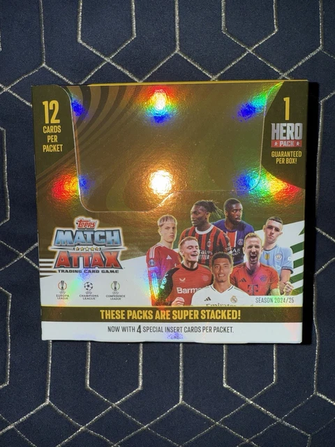 TOPPS MATCH ATTAX 2024/25 Season Full Box 24 packets new £45.43 ...