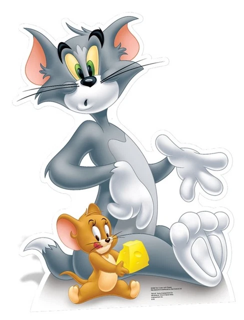 TOM AND JERRY Holding Cheese Cardboard Cutout / Standee / Standup ...