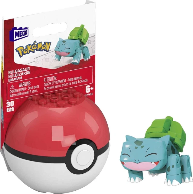 MEGA CONSTRUX POKEMON Bulbasaur Pokeball Bausatz, Mega-Blöcke. EUR 20 ...